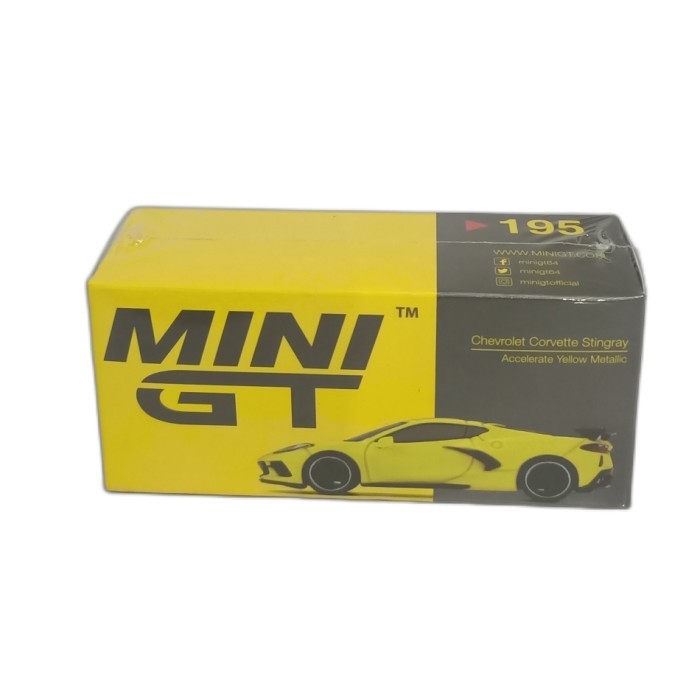 Jual Diecast Mini GT Chevrolet Corvette Stingray -MGT00195-R Miniatur ...