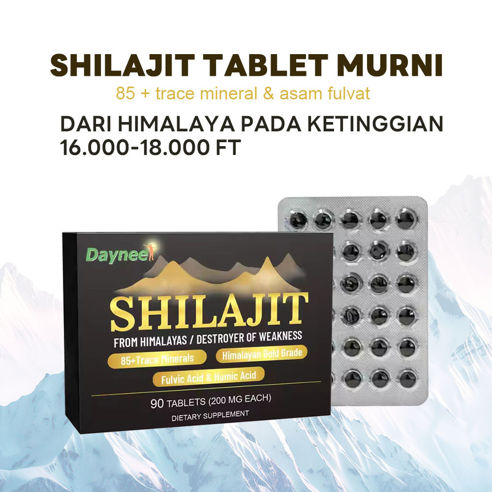 Jual Tablet Resin Shilajit Alami Himalaya Murni Naturel puro ekstrak ...