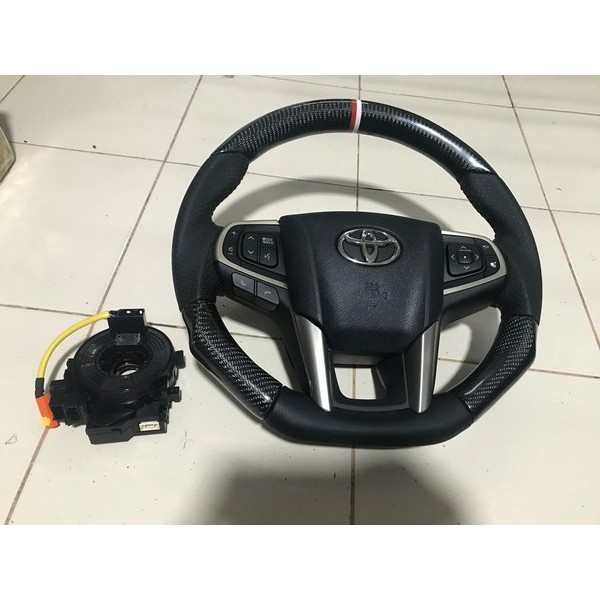 Jual STIR AIRBAG TOYOTA INNOVA REBORN CARBON KEVLAR TOMBOL AUDIO ...