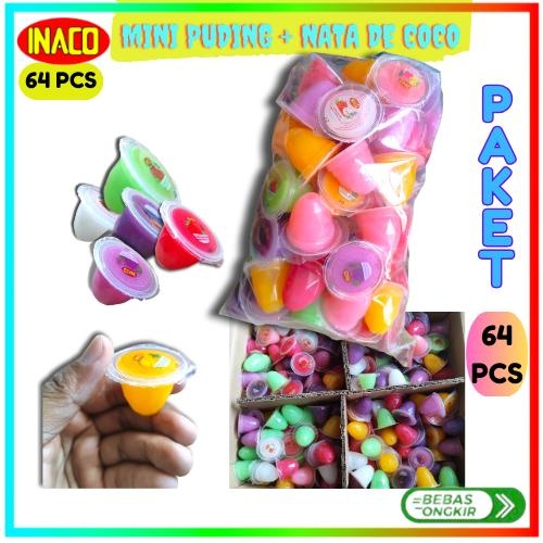 Jual MINI PUDING 64 PCS CURAH INACO CURAH repack PAKET isi 64 PCS ...