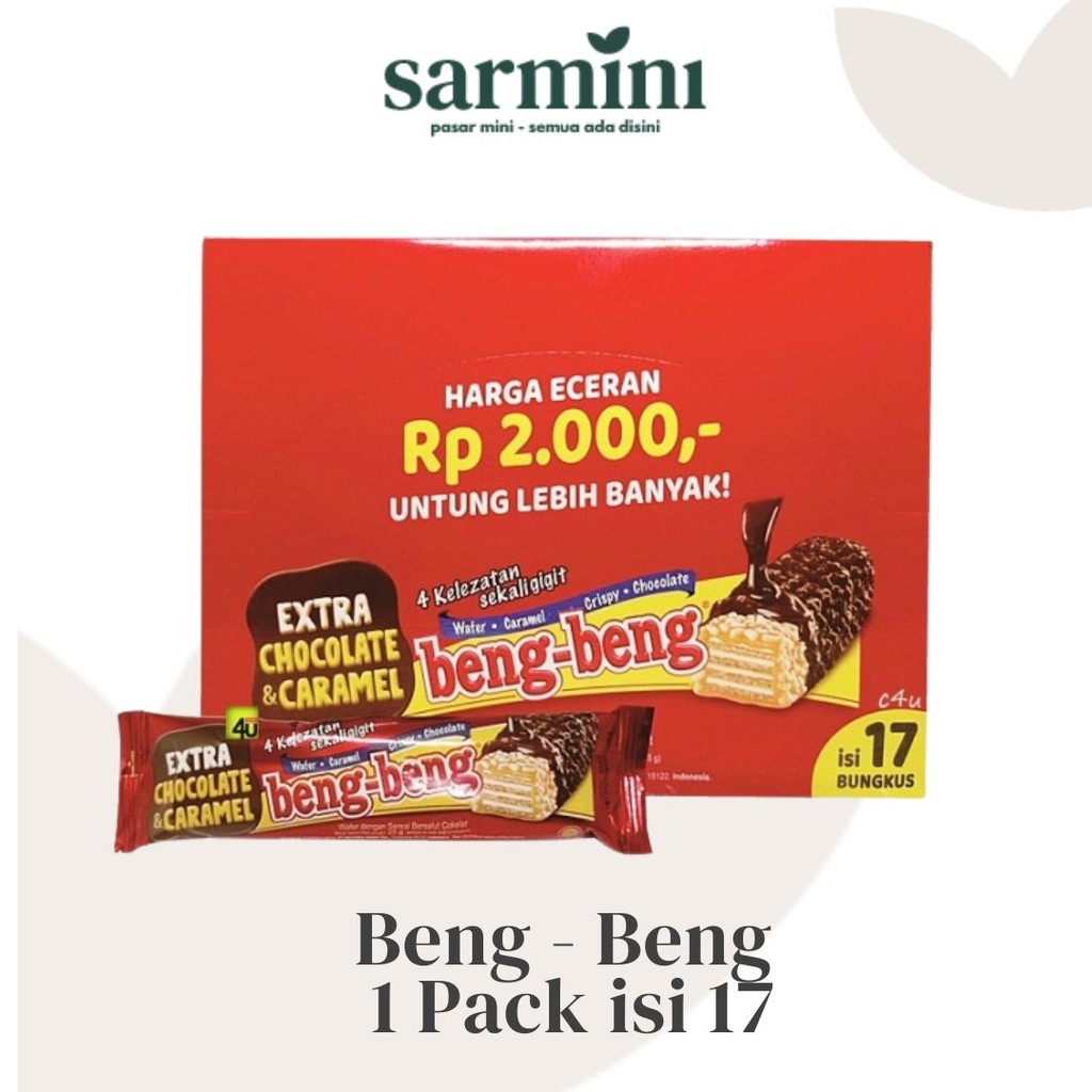 Jual Beng Beng Extra Chocolate Per Box isi 17pcs | Shopee Indonesia