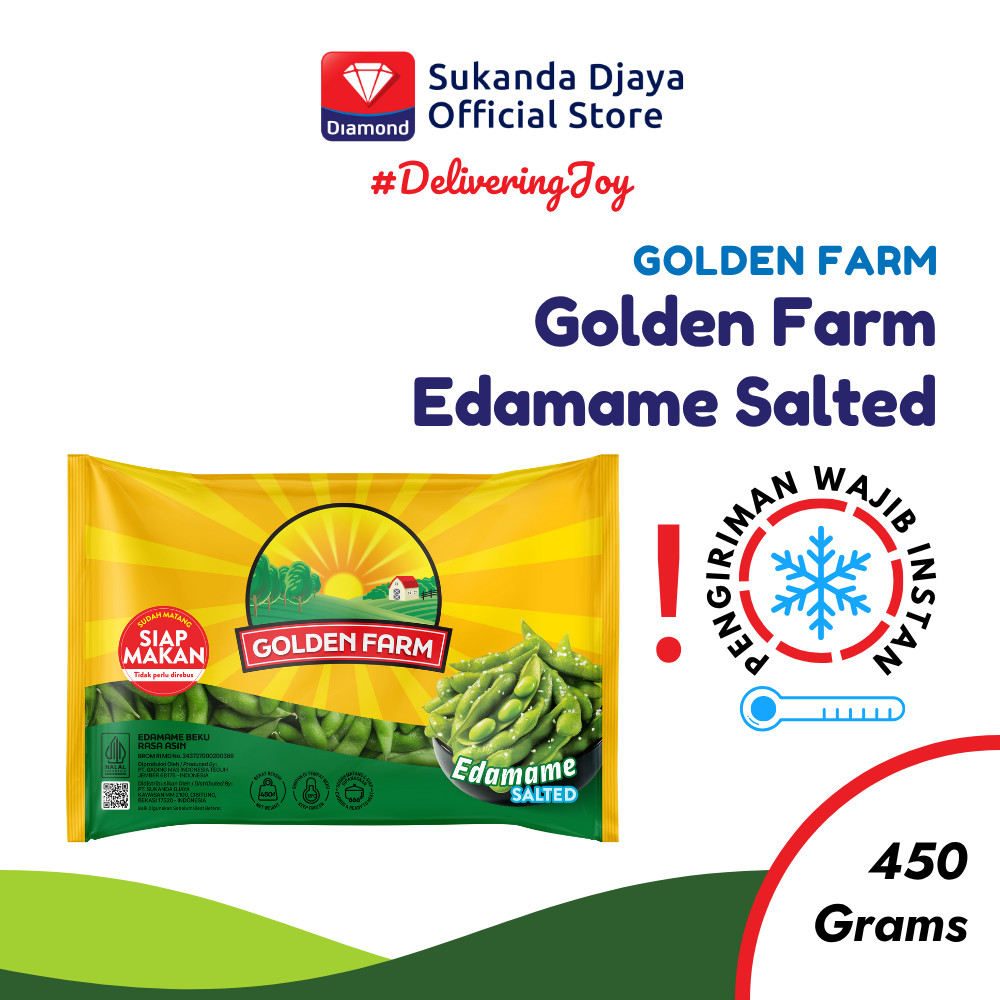 Jual Golden Farm Edamame Salted 450 Gr | Shopee Indonesia
