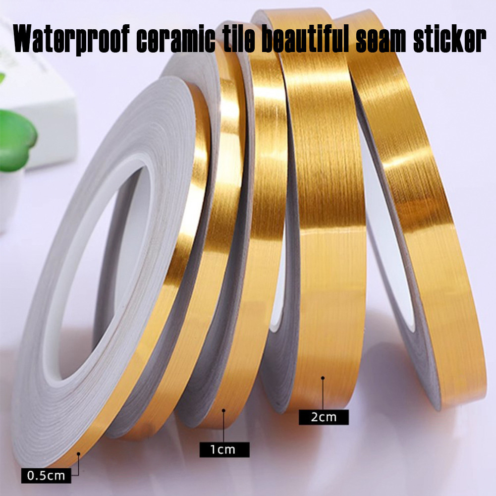 Jual Sticker List Gold Plat Strip Dinding Lantai 25 / 50 Meter 0,5cm ...
