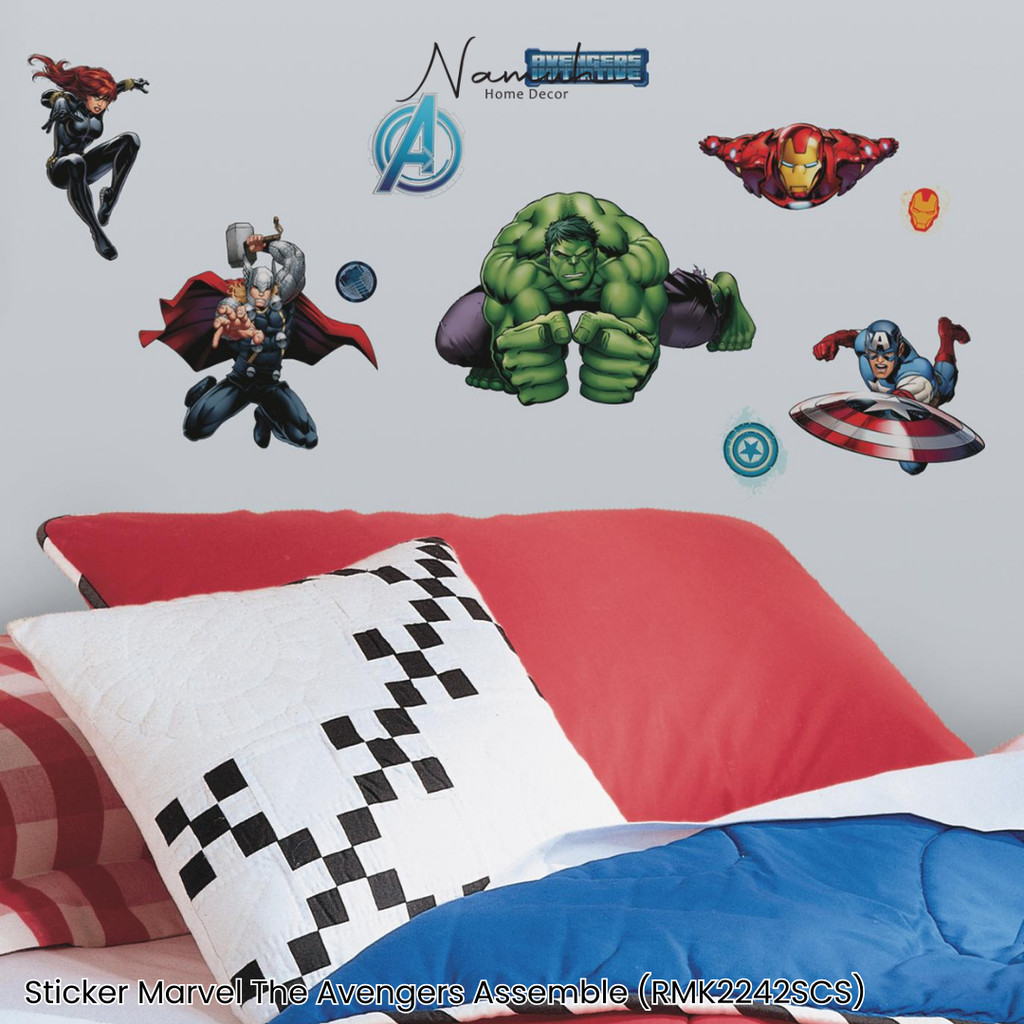 Jual Sticker Marvel The Avengers Assemble RMK2242SCS | Shopee Indonesia