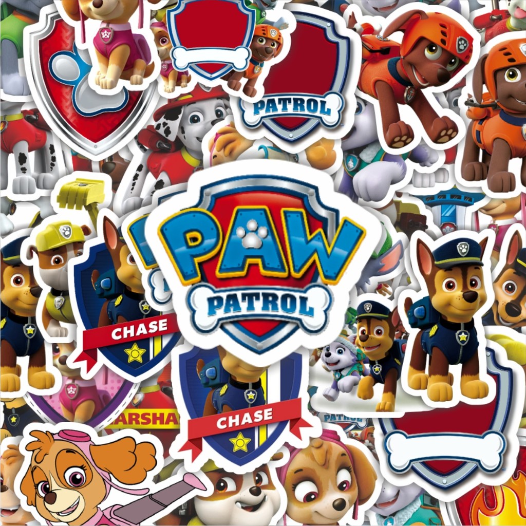 Jual 100PCS Lucu Stiker Kartun Paw Patrol Series 2 Stiker Aesthetic ...