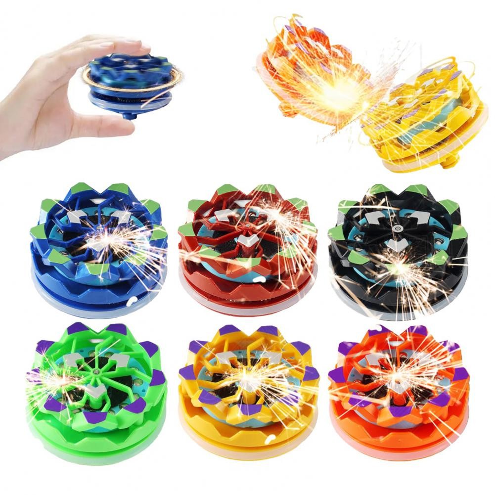 Jual Fidget Gyroscope Toy Spark Spinning Top for Stress Relief ...
