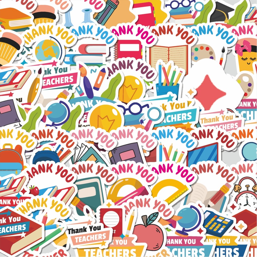 Jual Stiker Cutting Pack Stiker Thank You Versi 2 Isi 100Pcs Series ...