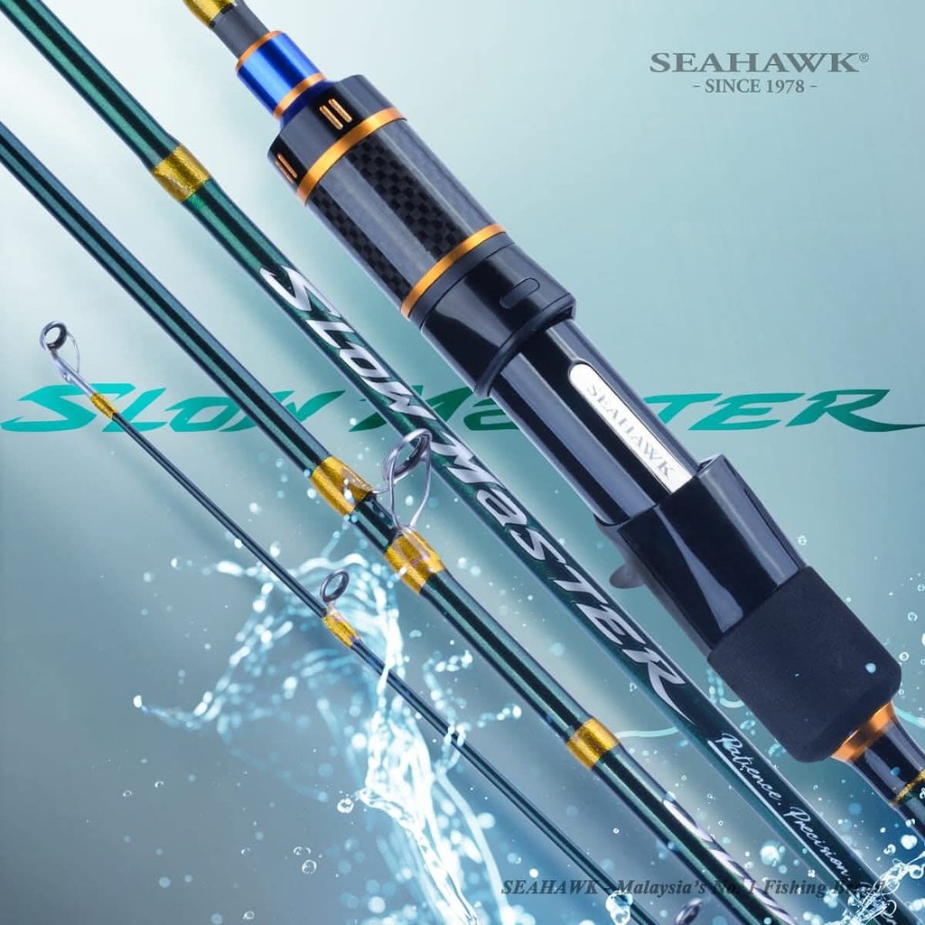 Jual SEAHAWK Joran Jigging Slow Master ButtJoin - Fishing Rod | Shopee ...