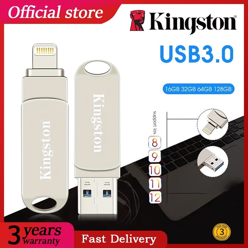 Jual Kingston Flash disk OTG lightning IOS dan USB3.0 2TB/1TGB/512GB ...