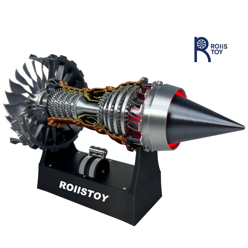 Jual Turbojet Fan Engine Model With LED Afterburner Effect Realistic ...