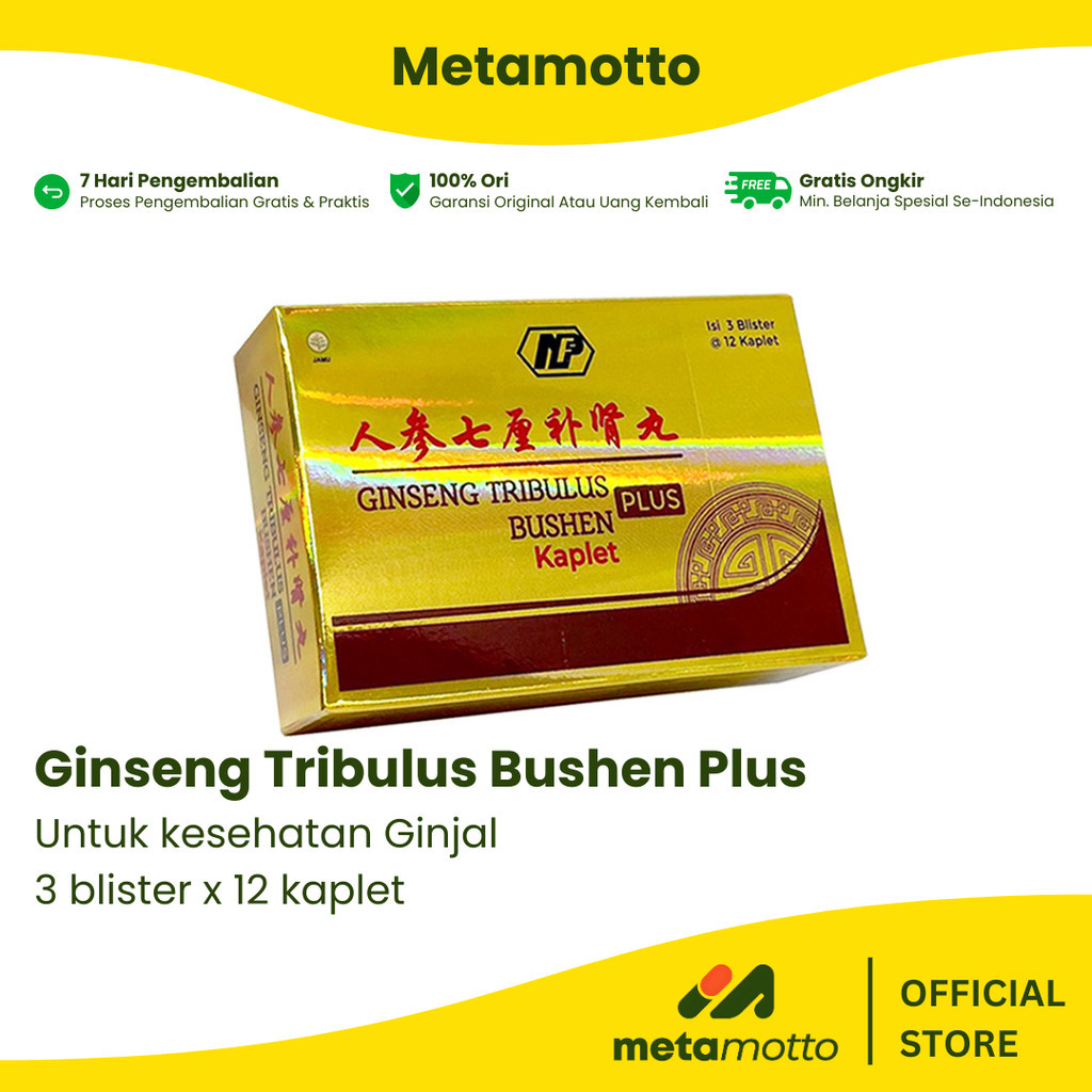 Jual Ginseng Tribulus Bushen Plus Kaplet untuk kesehatan Ginjal CDK ...