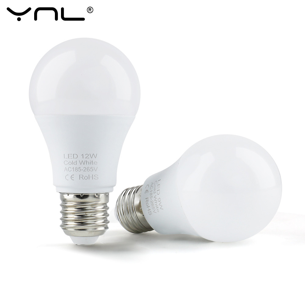 Jual 3W 6W 9W 12W 15W 18W LED Bulb Lamps E27 Lampada LED Light Bulb AC ...