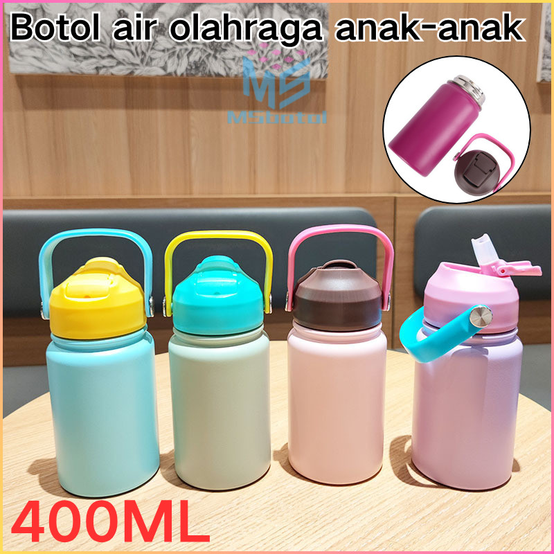 Jual 【COD】Tumbler Stainless Steel 304 Bottle Sip Straw Botol Minum Anak ...