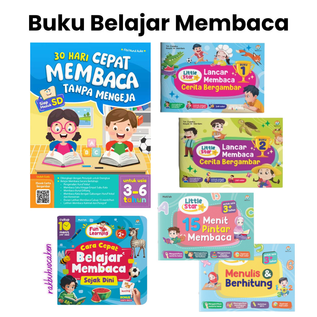 Jual Buku Kumpulan belajar Membaca, lengkapi koleksinya agar anak ...