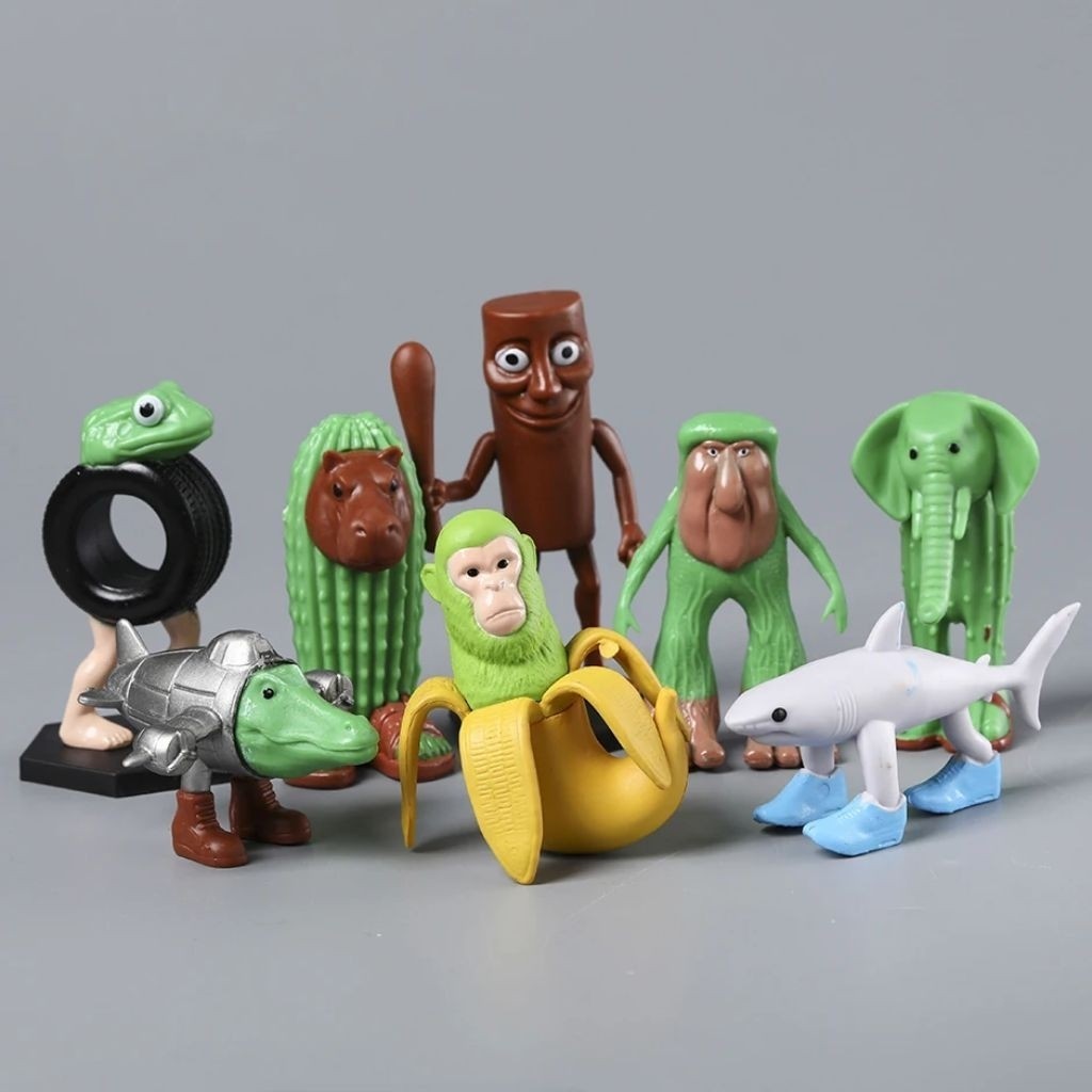 Jual Mainan Tung Tung Sahur Figur Anomali Brainrot Tralalero Tralala ...