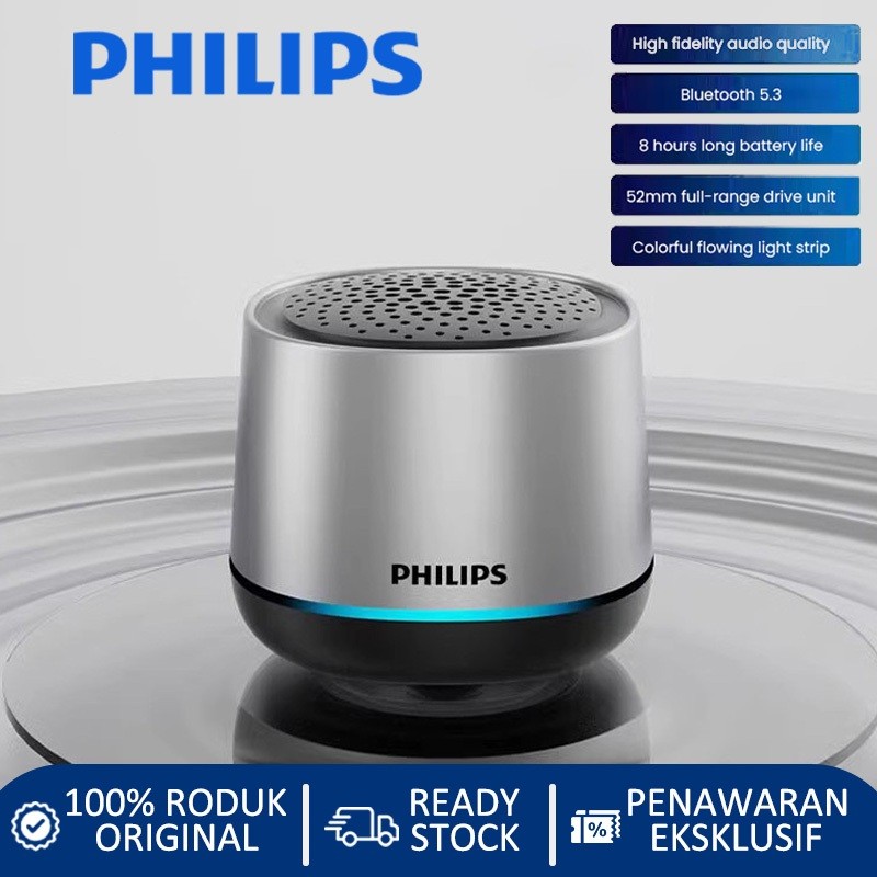 Jual PHILIPS Speaker Wireless Bluetooth TAS1009 Hi-Fi Sound Super Bass ...