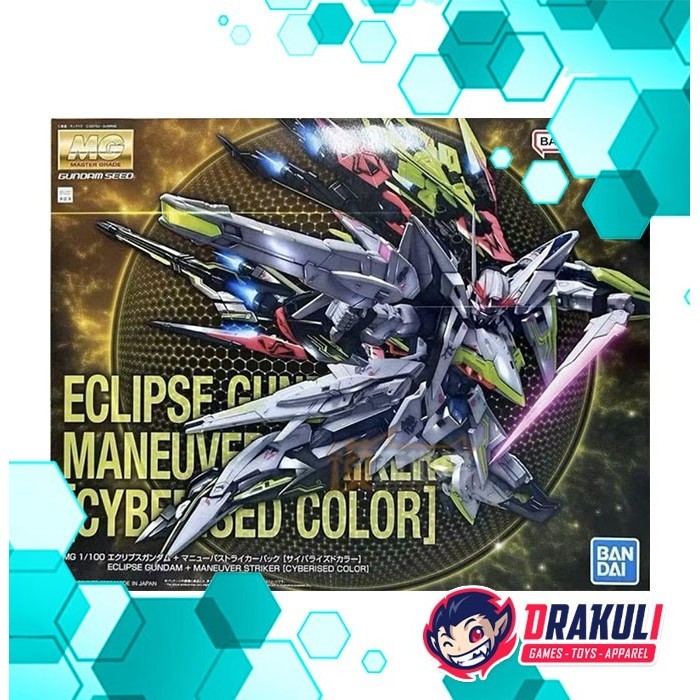 Jual BANDAI Plamo MG Eclipse Gundam + Maneuver Striker [Cyberised Color ...