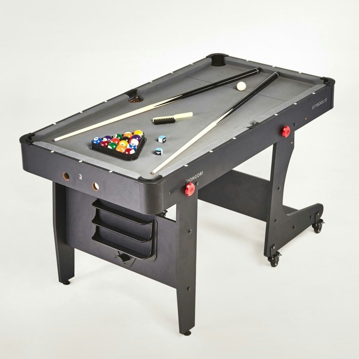 Jual Meja Bilyar Lipat Foldable Billiards Kit Table BT500 US Grey ...