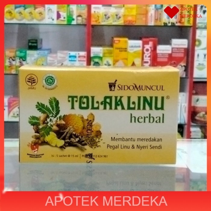 Jual tolak linu herbal sachet original / sidomuncul | Shopee Indonesia
