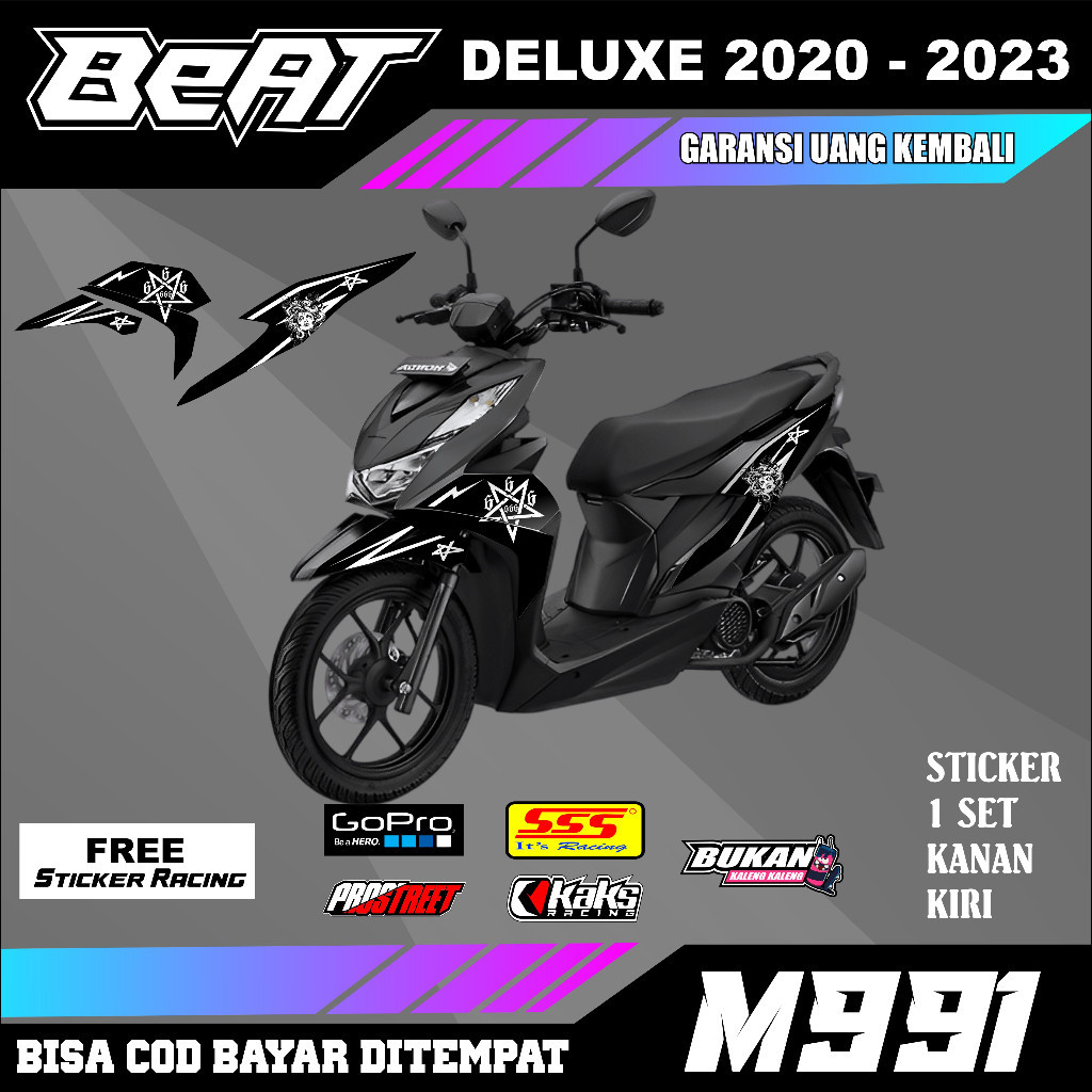 Jual Striping Beat CBS New Deluxe / Beat Street 2020-2023 Kode M991 ...