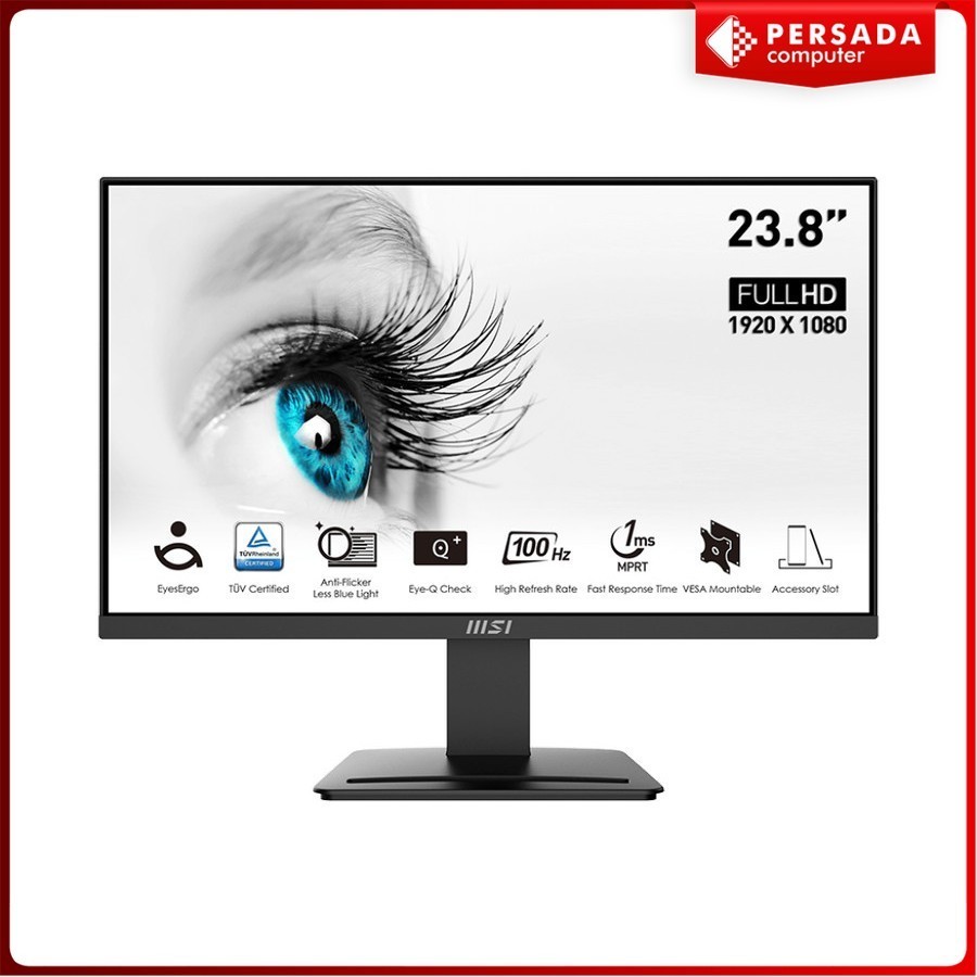 Jual MSI PRO MP2412 / MP2412W - Monitor Full HD 24" Inch 100hz | Shopee ...