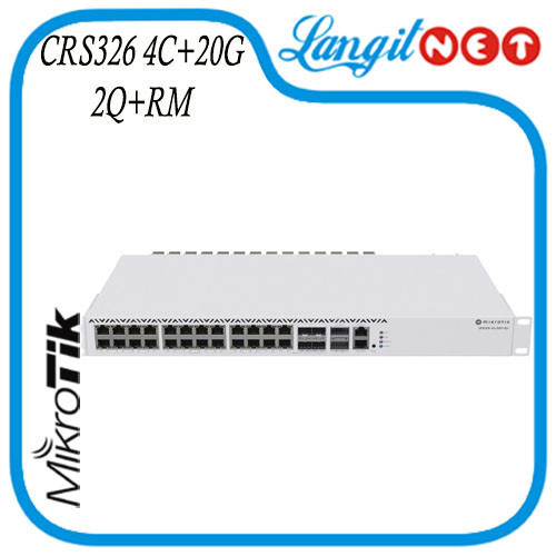 Jual MIKROTIK CRS326 4C+20G+2Q+RM CLOUD ROUTER SWITCH | Shopee Indonesia