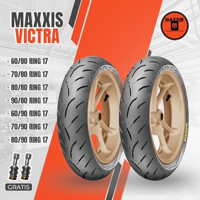 Jual Ban MAXXIS VICTRA Ring 17 Sepasang / Satuan Motor Supra, Revo ...