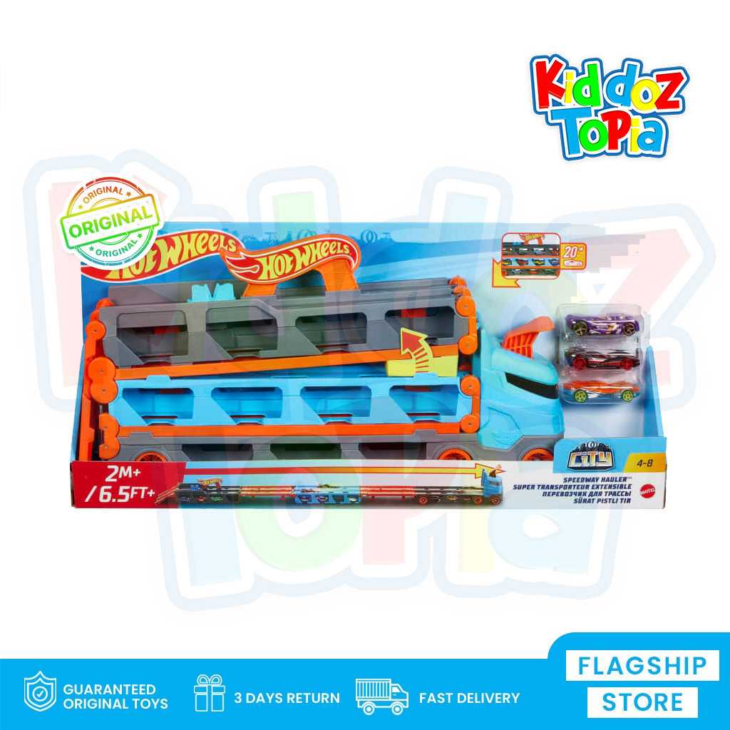 Jual HotWheels Hot Wheels City Speedway Hauler Original GVG37 | Shopee ...