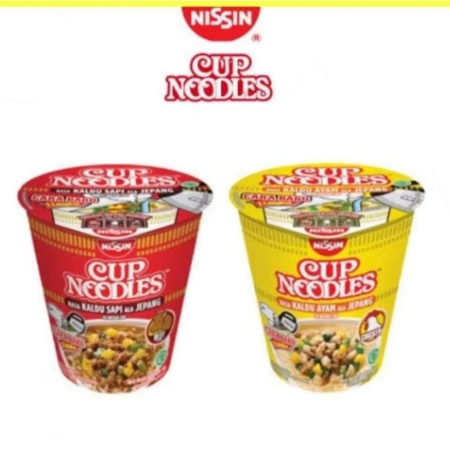 Jual Nissin Cup Instant Noodles / Mie Kuah Instan Cepat Saji Halal All ...