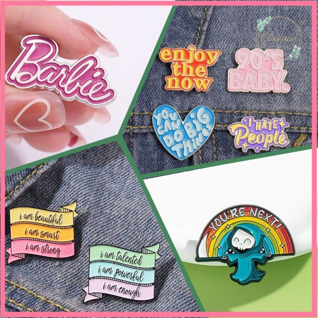 Jual Pin Bros Emblem Enamel Tulisan Kartun Lucu Keren Fashion Aksesoris ...