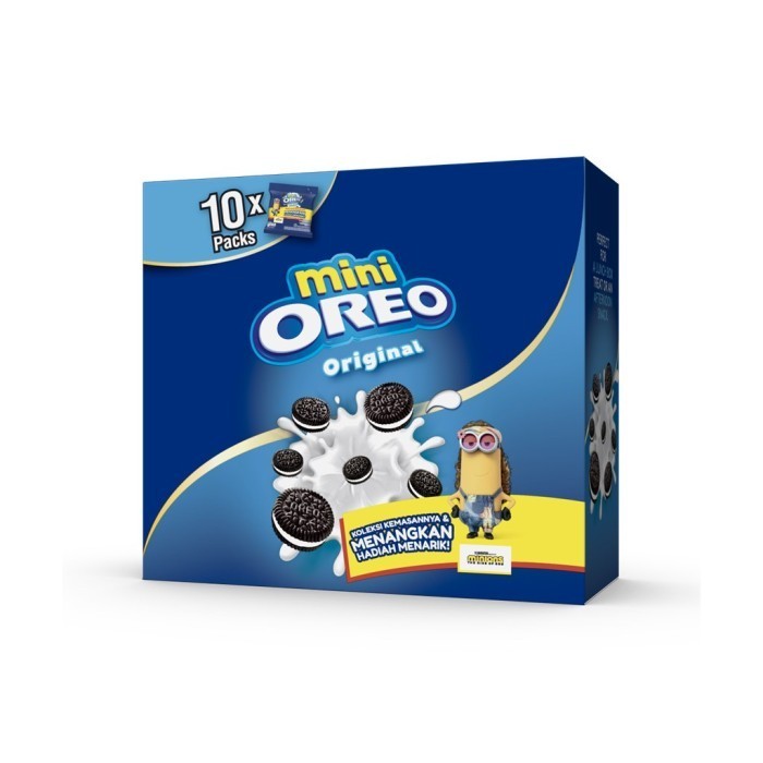 Jual Oreo Mini Biskuit Original 20.4g Isi 10pcs Cemilan Murah dan Enak ...