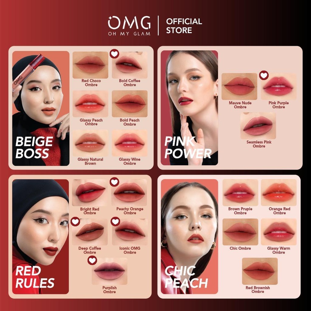 Jual [SUPER BRAND DAY] Paket Ombre Mattelast Lip Cream & Glassy Lip ...