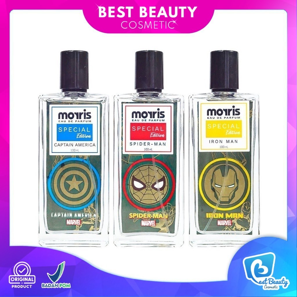 Jual ★ BB ★ Morris Eau De Parfum Marvel Edition 100ml - EDP - Parfum ...