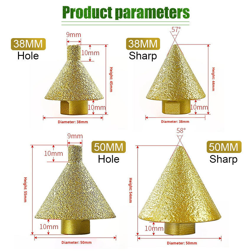 Jual RB Mata CNC Router Diamond Chamfer Profil Batu Granit Marmer Nisan ...