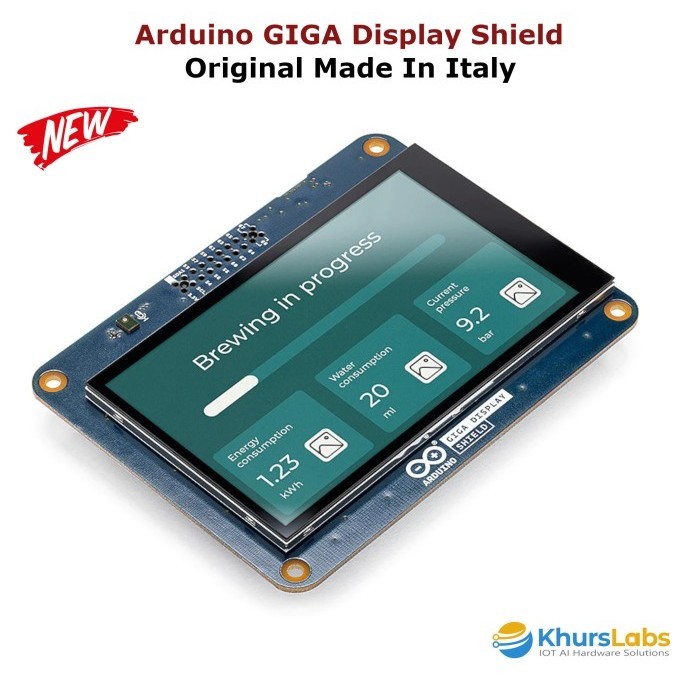 Jual SYS99 Arduino GIGA Display Shield - Original Made In Italy ...