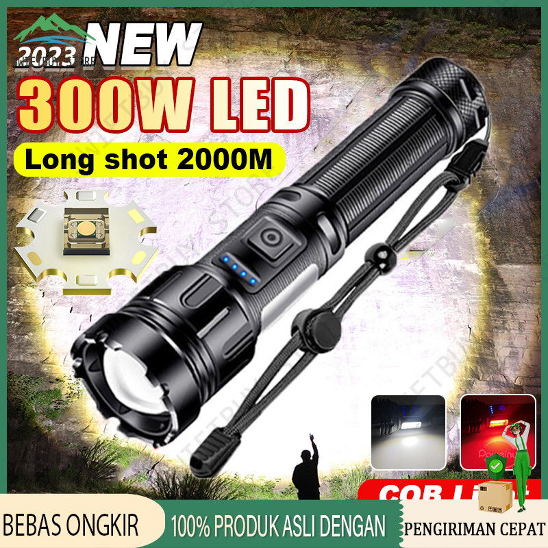 Jual Senter led super terang 80000 lumens senter super terang ...