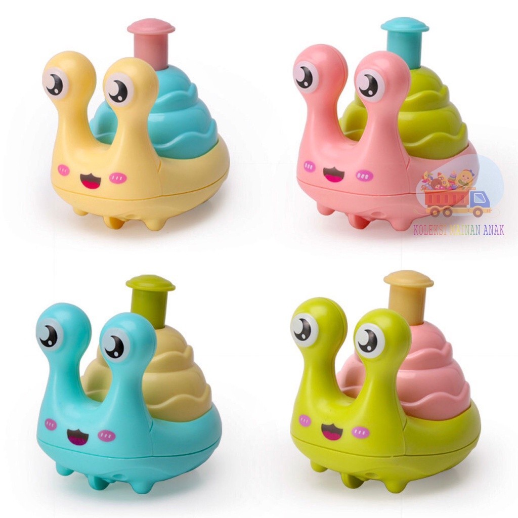 Jual RM Store mainan edukasi anak siput turbo tekan berjalan happy ...