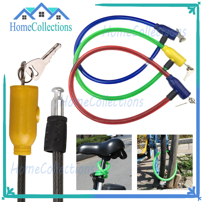 Jual Portable Cable Lock Pengaman Motor/Gembok Sepeda Helm Cable Lock ...