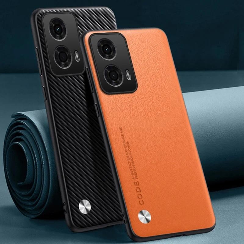 Jual Casing Motorola G24 G34 G35 G45 G55 G75 Carbon Fibre Leather ...