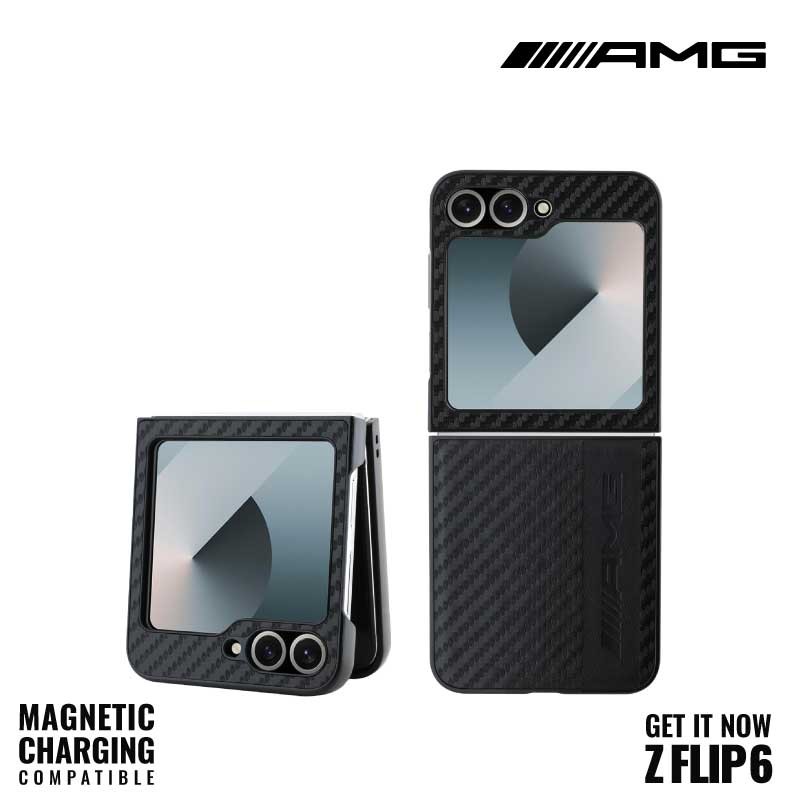 Jual Case For Z Flip 6 AMG MagSafe PU Carbon Hotstamp Logo | Shopee ...