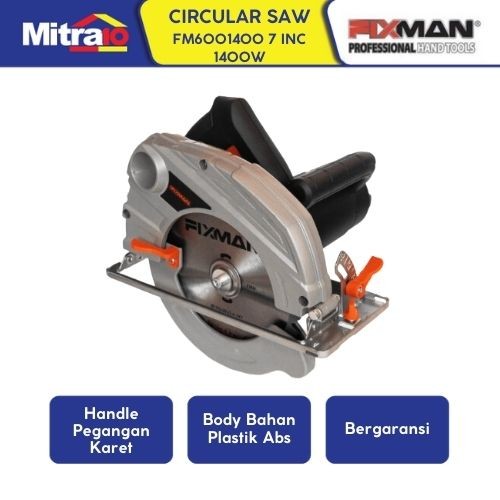 Jual Fixman Circular Saw FM6001400 7 INC 1400W Hitam | Shopee Indonesia