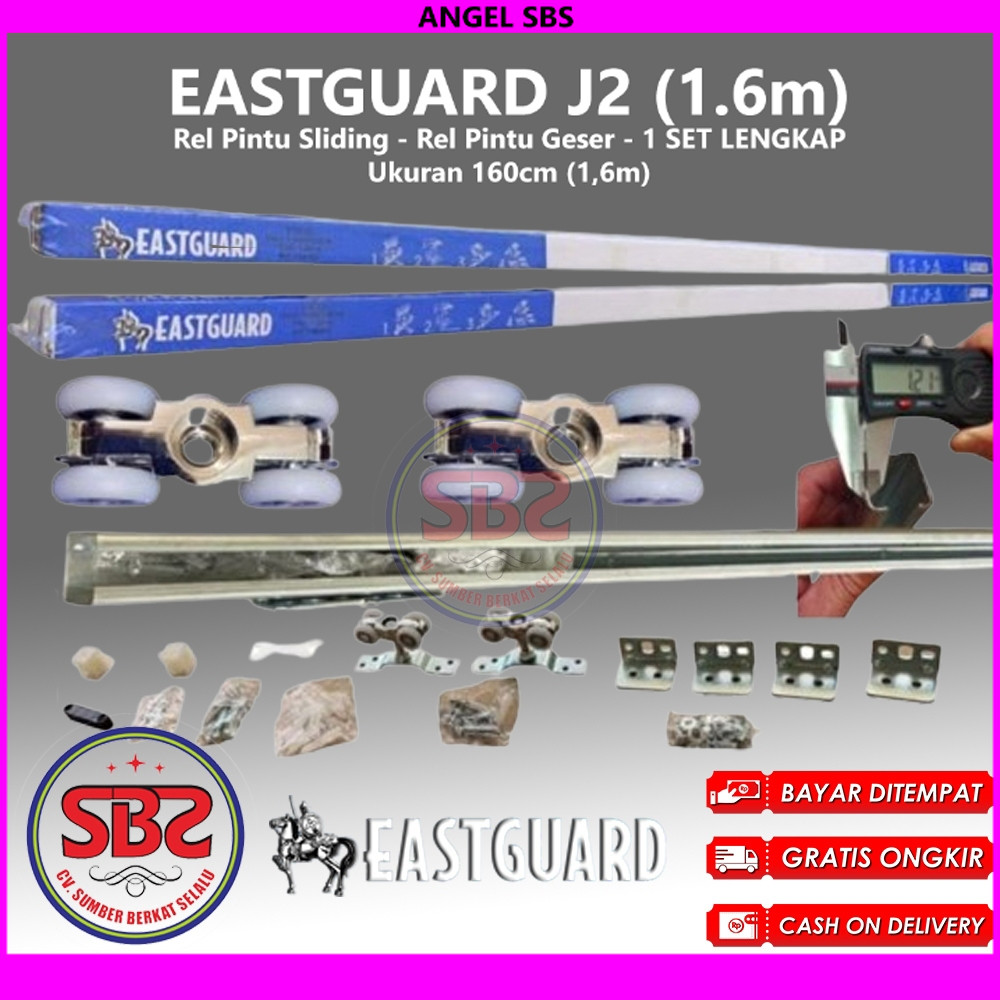 Jual REL SLIDING J2 EASTGUARD - Rel Pintu Dorong - Sliding Rail ...