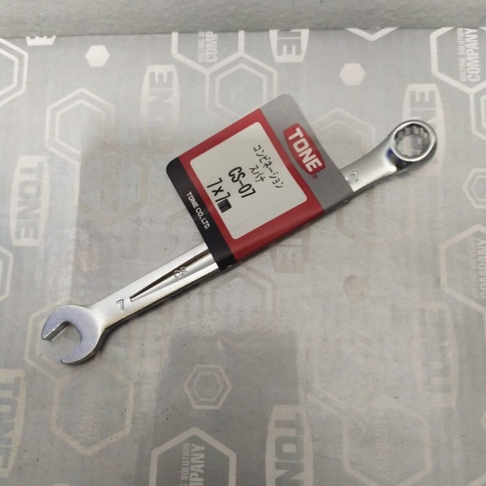 Jual TONE CS-07 Kunci Ring Pas 7 mm Combination Wrench 7mm | Shopee Indonesia
