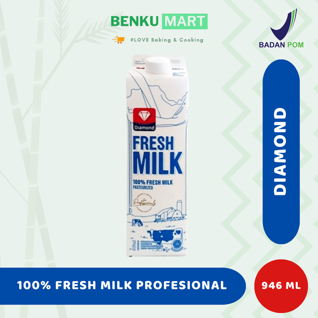 Jual Susu Segar Fresh Milk Diamond Profesional 946ml | Shopee Indonesia