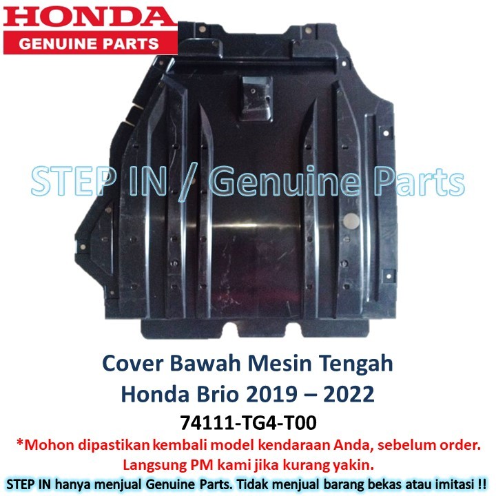 Jual Cover Engine TENGAH Tutup bawah mesin HONDA BRIO SATYA RS S 2019 2020 2021 2022 2023 ...