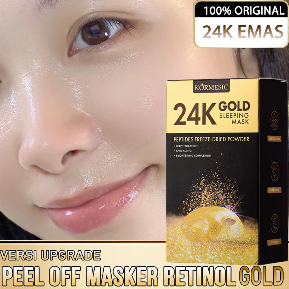 Jual KORMESIC 24K SLEEPING MASK GOLD Masker Tidur emas melembabkan anti ...
