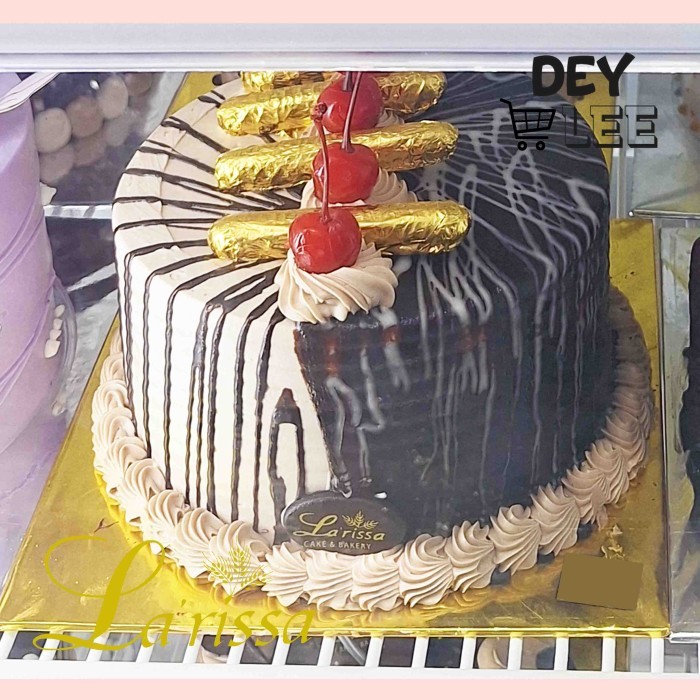 Jual Larissa Kue Ulang Tahun Choco Gold Bulat 15cm Birthday Cake