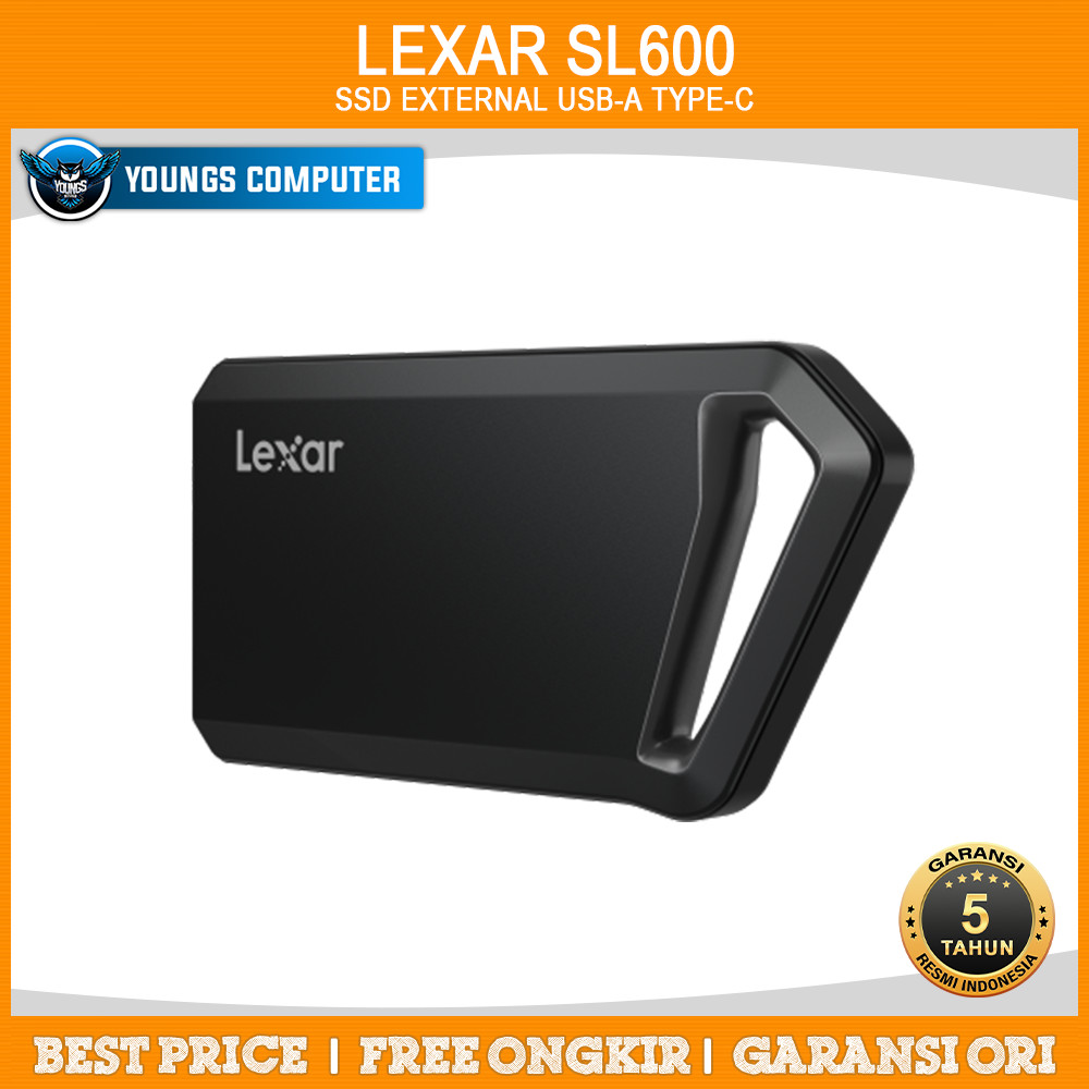 Jual LEXAR SL600 1TB 2TB SSD Portable USB-A Type-C 2.000Mbps External ...