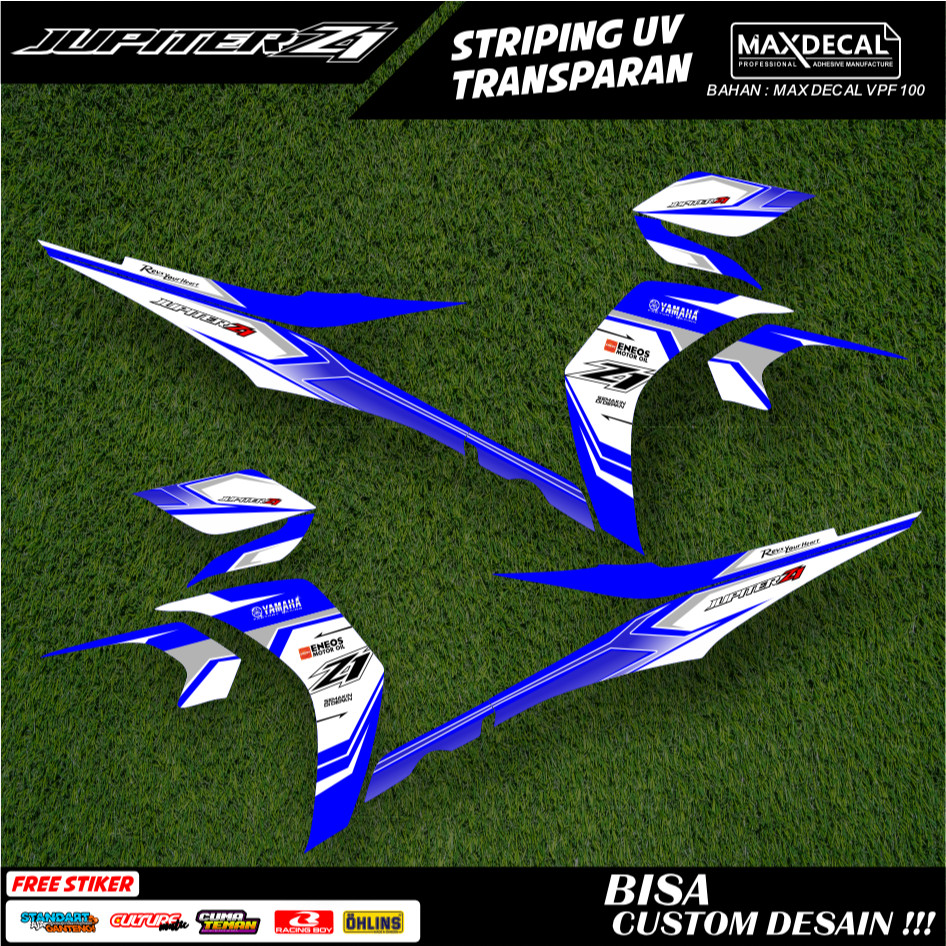 Jual STIKER STRIPING TRANSPARAN JUPITER Z1 FACELIFT LIS STICKER UV SEMI ...