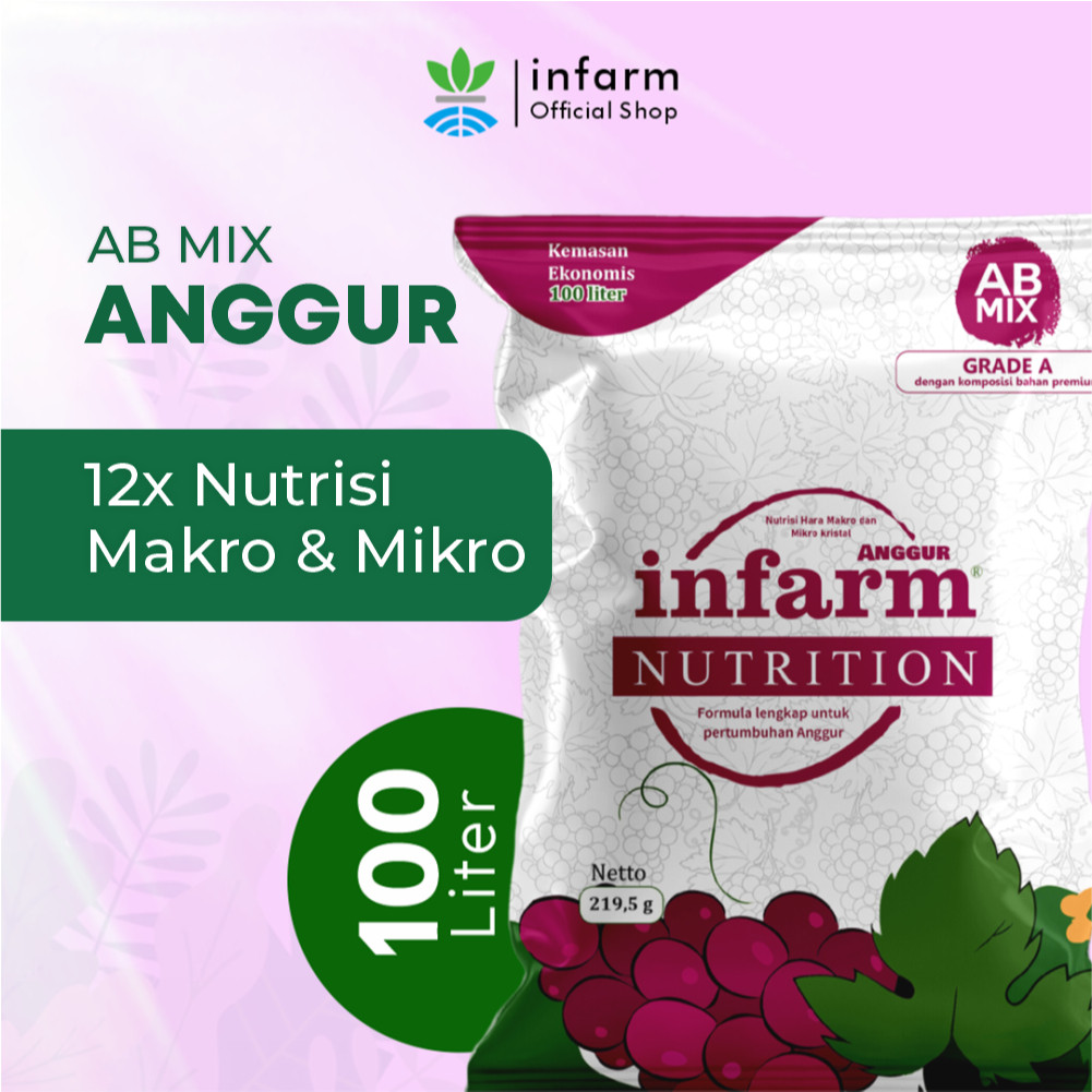 Jual Nutrisi AB Mix Anggur Pupuk Konvensional Tanah dan Hidroponik ...